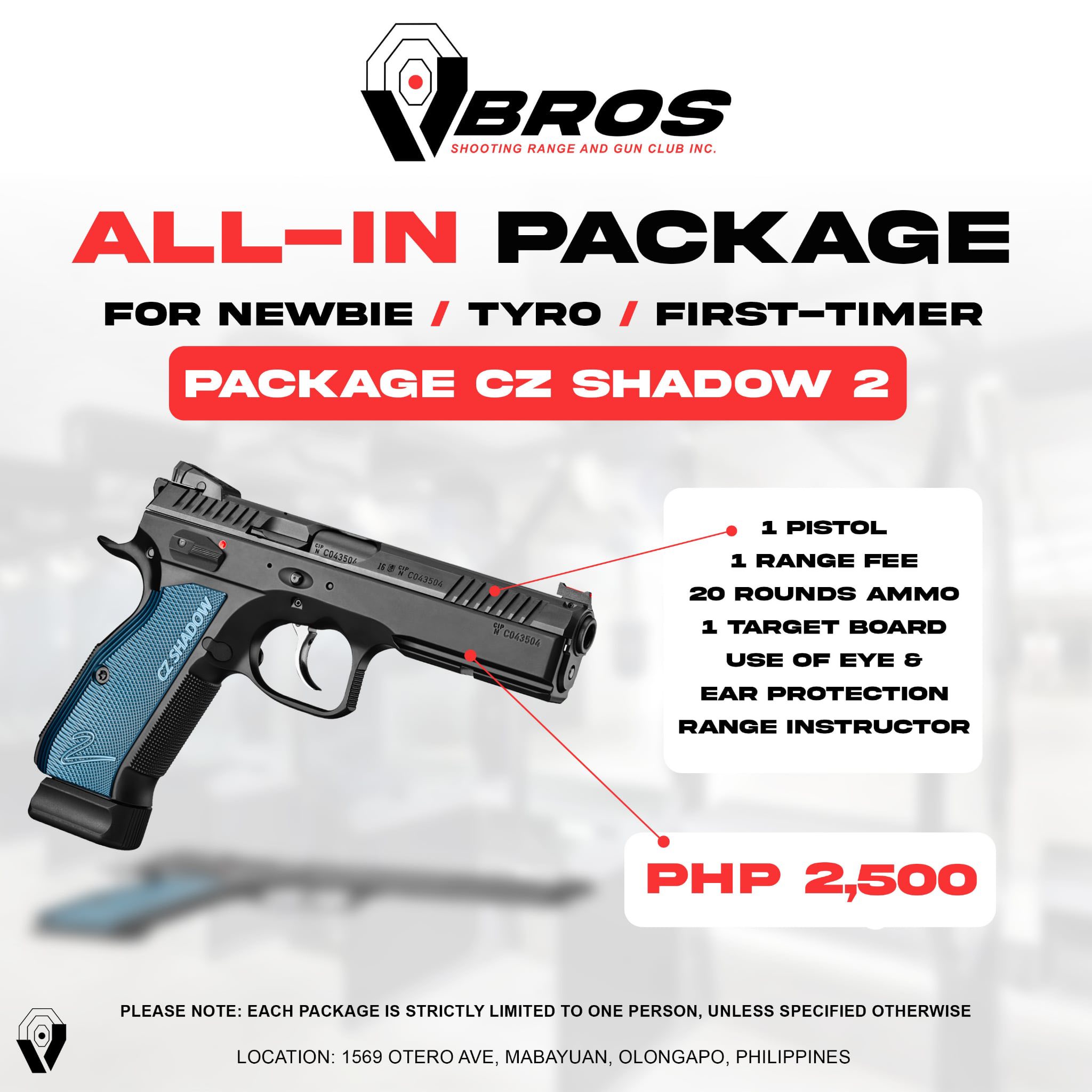 VBros Shooting Sports Pro Shop | Gun Store & Shooting Range Philippines
